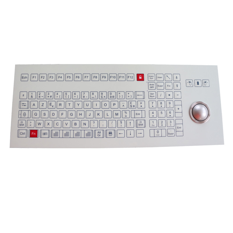 IP67 Industrial Membrane Keyboard With Omron Switch Optical Trackball IP67 Industrial Membrane Keyboard With Omron Switch Optical Trackball