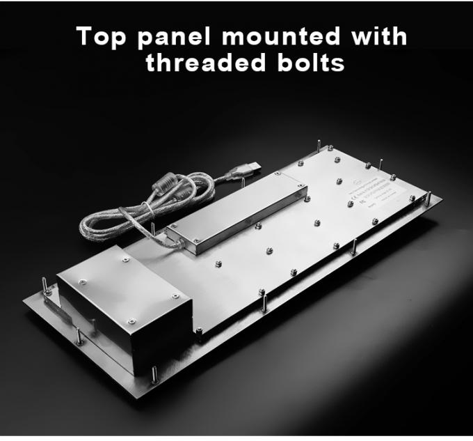 IP65 Rugged Industrial Keyboard Trackball Omron Switch Membrane ... IP65 Rugged Industrial Keyboard Trackball Omron Switch Membrane ...